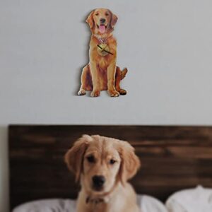 Golden Retriever Wagging Tail Wall Clock, Golden Retriever Swinging-Tail Pendulum Wall Clock, Golden Retriever Lover Gifts, Dog Wall Clocks, Gift for Dog Lovers