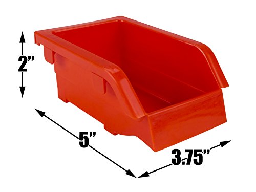 Steel Dragon Tools® TLPB05 90 Parts Bin Shelving Storage Organizer with Locking Wheels for Shop Garage and Home