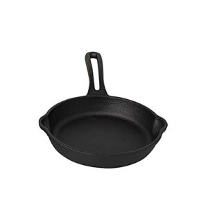 Mirro MIR-19050 Mini Ready to Use Pre-Seasoned Round Cast Iron Skillet, 6 Inch, Black