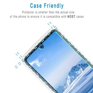 HPTech [2 Pack] Screen Protector for Samsung Galaxy A71 4G / 5G / 5G UW Tempered Glass, 9H Hardness, Anti Scratch, Case FriendlyBubble Free