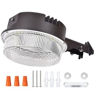 paktonvo led barn light, 70w 5000k daylight 9800lm dusk to dawn led outdoor yard light with photocell,700w mh/hps equiv,etl listed led security area light for farm/porch yard street