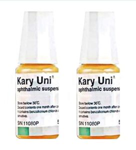 karryuni x2 pcs 10 ml, best pet eye drops cataracts & people exact result, safe & gentle formula, promotes eye clarity & dryness eye in ppl pets & all animals dogs, cats pet care eye ointment drops