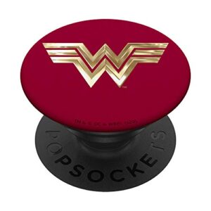 wonder woman 1984 golden logo popsockets swappable popgrip