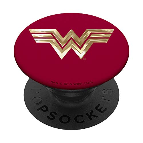 Wonder Woman 1984 Golden Logo PopSockets Swappable PopGrip