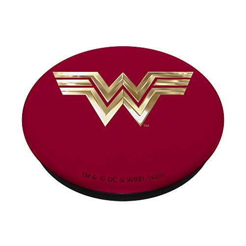 Wonder Woman 1984 Golden Logo PopSockets Swappable PopGrip