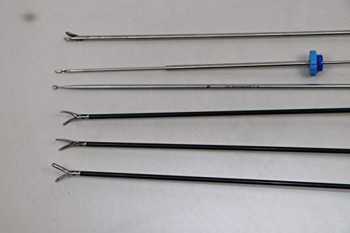 Laparoscopy Grasper Dissector Needle Holder Practicing Instruments Set 5mm-6Pc