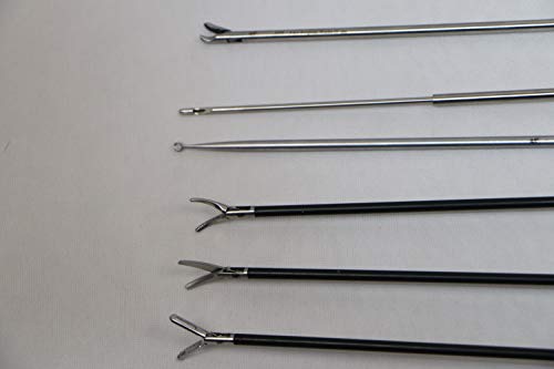 Laparoscopy Grasper Dissector Needle Holder Practicing Instruments Set 5mm-6Pc