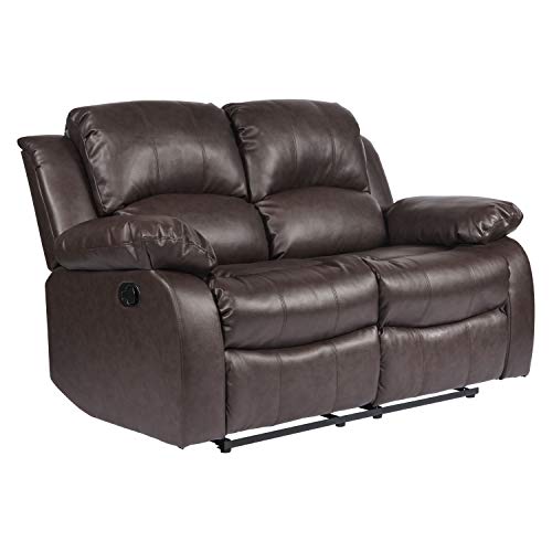 Lexicon Baluze Double Reclining Loveseat, Brown