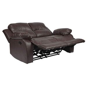 Lexicon Baluze Double Reclining Loveseat, Brown