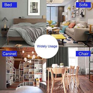 4PCS Bed Frame Anti-Shake Tools,Adjustable Bed Frame headboard stoppers AntiShake Fixer,with 8 Hex Nuts No More Wobble,Telescopic Support Stabilizer for Room Wall,for Beds Sofas Cabinets,Easy Install