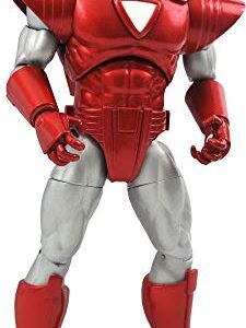 DIAMOND SELECT TOYS Marvel Select: Silver Centurion Iron Man Action Figure, Multicolor