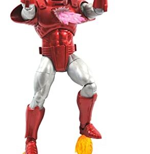 DIAMOND SELECT TOYS Marvel Select: Silver Centurion Iron Man Action Figure, Multicolor