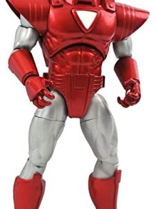 DIAMOND SELECT TOYS Marvel Select: Silver Centurion Iron Man Action Figure, Multicolor