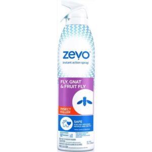 zevo fly, fruit fly, gnat & flying insect killer & repellent (2- pack)