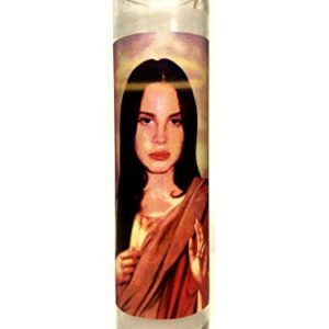 Lana Del Rey Celebrity Parody Devotional Prayer Candle