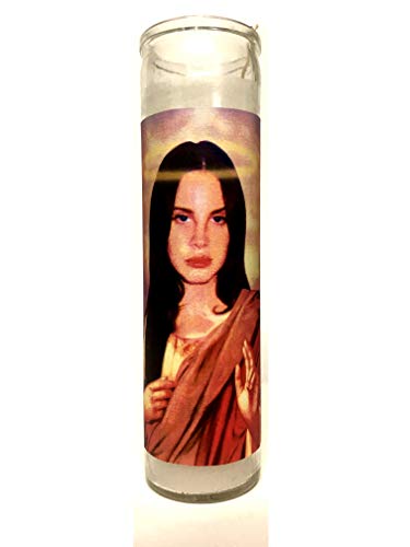 Lana Del Rey Celebrity Parody Devotional Prayer Candle