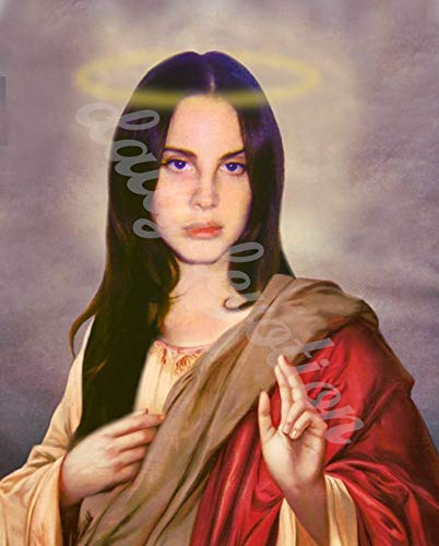 Lana Del Rey Celebrity Parody Devotional Prayer Candle