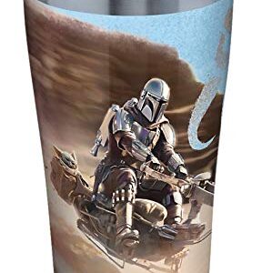 Tervis Triple Walled Star Wars - The Mandalorian Desert Ride Insulated Tumbler Cup Keeps Drinks Cold & Hot, 20oz, Stainless Steel