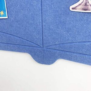 Book-Shaped Felt Board, School Classroom Decoration, Cultural Wall Kindergarten Cork Board Work Display Board.