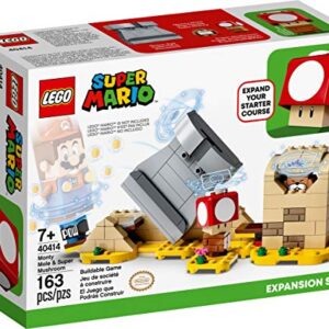 Lego Super Mario: Monty Mole & Super Mushroom Expansion Set - 163 Piece Building Kit - Lego, #40414, Ages 7+