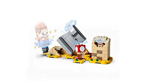 Lego Super Mario: Monty Mole & Super Mushroom Expansion Set - 163 Piece Building Kit - Lego, #40414, Ages 7+