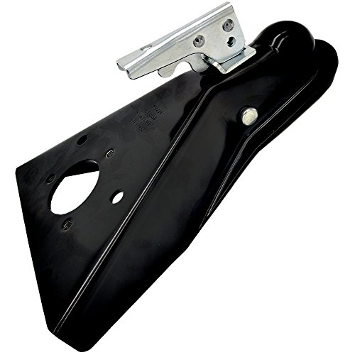 A-Frame Trailer Coupler with 2" Ball Size Capacity 5000lbs Black Trailer Coupler for Towing RV, Boat, Camper Class III