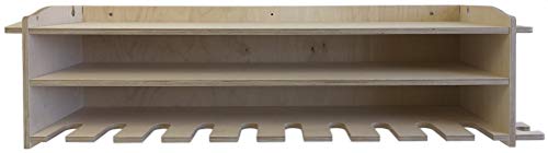 Steve's Rack Shack | Power Tool Storage Tool Holder Wall Mounted Drill Organizer for Garage and Workshop (10 Space Drill Rack)