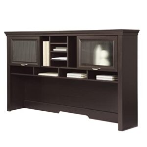 realspace® magellan performance 71"w hutch for l-shape desk, espresso