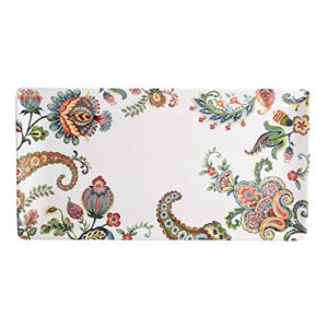 bico protea cynaroides ceramic 18 inch rectangular serving platter, microwave & dishwasher safe