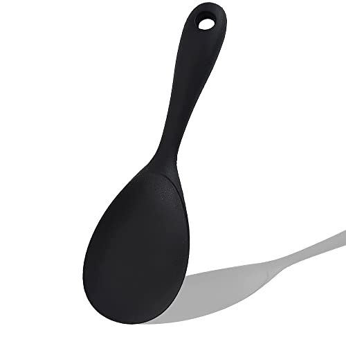 Rice Spoon Silicone Rice Paddle Spoon- Non Stick Rice Paddle Spoon Rice Scoop High Temperature Resistant Works for Rice,mashed Potato