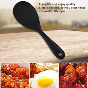 Rice Spoon Silicone Rice Paddle Spoon- Non Stick Rice Paddle Spoon Rice Scoop High Temperature Resistant Works for Rice,mashed Potato