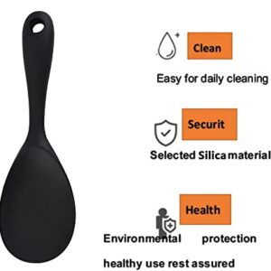 Rice Spoon Silicone Rice Paddle Spoon- Non Stick Rice Paddle Spoon Rice Scoop High Temperature Resistant Works for Rice,mashed Potato