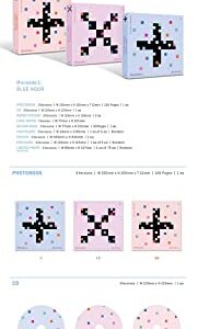 TXT Minisode 1 : Blue Hour 3rd Mini Album R Version CD+128p PhotoBook+2p Sticker+Lyric Paper+43p Behind Book+1p PhotoCard+1p PostCard+Tracking Sealed