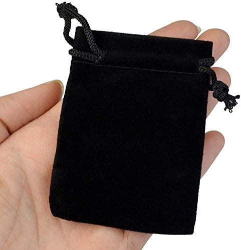 DoGeek 60PCS 10 Color Small Velvet Drawstrings Bags Jewelry Pouches Favors Storage Bags Candy Gift Bags for Christmas Party Wedding 2" x 3" & 3''X4''