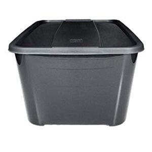 SP Berner Lid | Plastic Storage Box Colour Capacity 11 Litres, Transparent Black