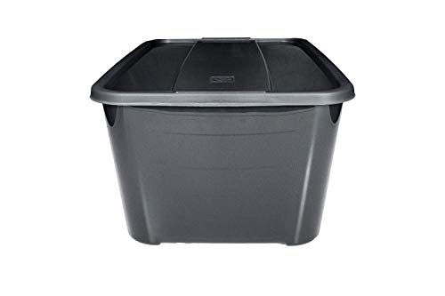 SP Berner Lid | Plastic Storage Box Colour Capacity 11 Litres, Transparent Black