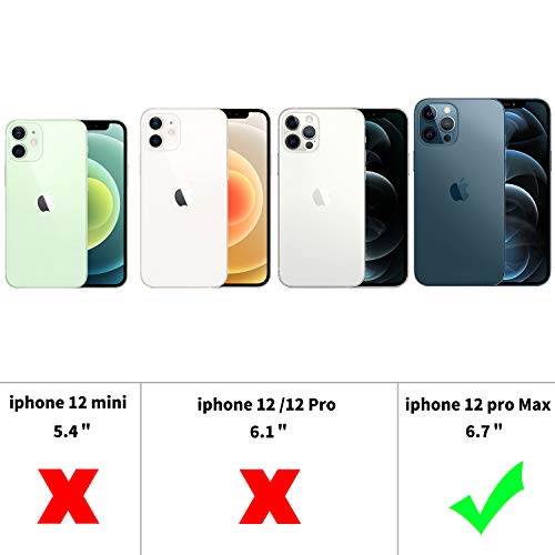 EasyAcc Slim Case for iPhone 12 Pro Max, 6.7 inch 2020 Thin Matte Black TPU I Phone 12 Pro Max Cases Finish Profile Soft Back Protective Cover Compatible with iPhone 12 Pro Max 2020 6.7 inch