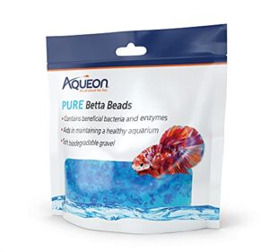 aqueon pure betta beads, blue