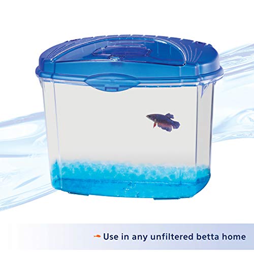 Aqueon Pure Betta Beads, Blue