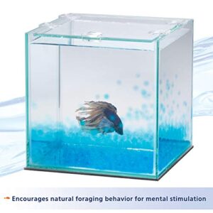 Aqueon Pure Betta Beads, Blue