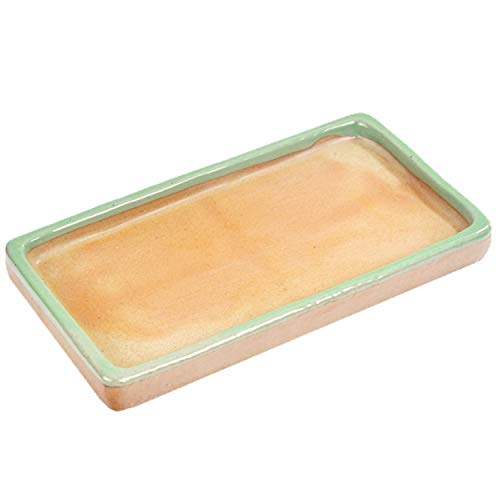 Fuongee Reptile Feeding Dish Bowl Food and Water Bowl Tortoise Dish Reptile Tank Decor, Heavy Duty Ceramic Feeding Dish, Large Size