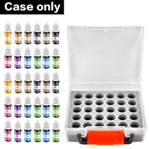 Food Coloring Bottle Storage Organizer Case Compatible with Cake Food Coloring Set, Food Grade Vibrant Liquid Dye Container Box Holds 30 Bottles (Box Only)