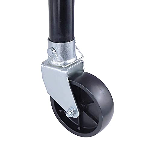 YEOPGYEON Jack Wheel with Pin 6 Inch - Capacity 1200lbs fits Any Jack Better Soft Ground Roll Trailer Parts