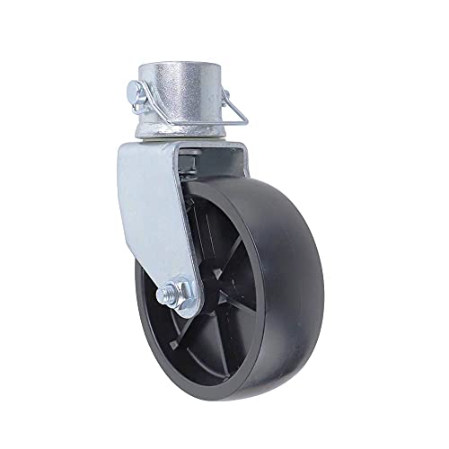 YEOPGYEON Jack Wheel with Pin 6 Inch - Capacity 1200lbs fits Any Jack Better Soft Ground Roll Trailer Parts