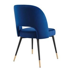 Modway Rouse Dining-Chairs, Navy