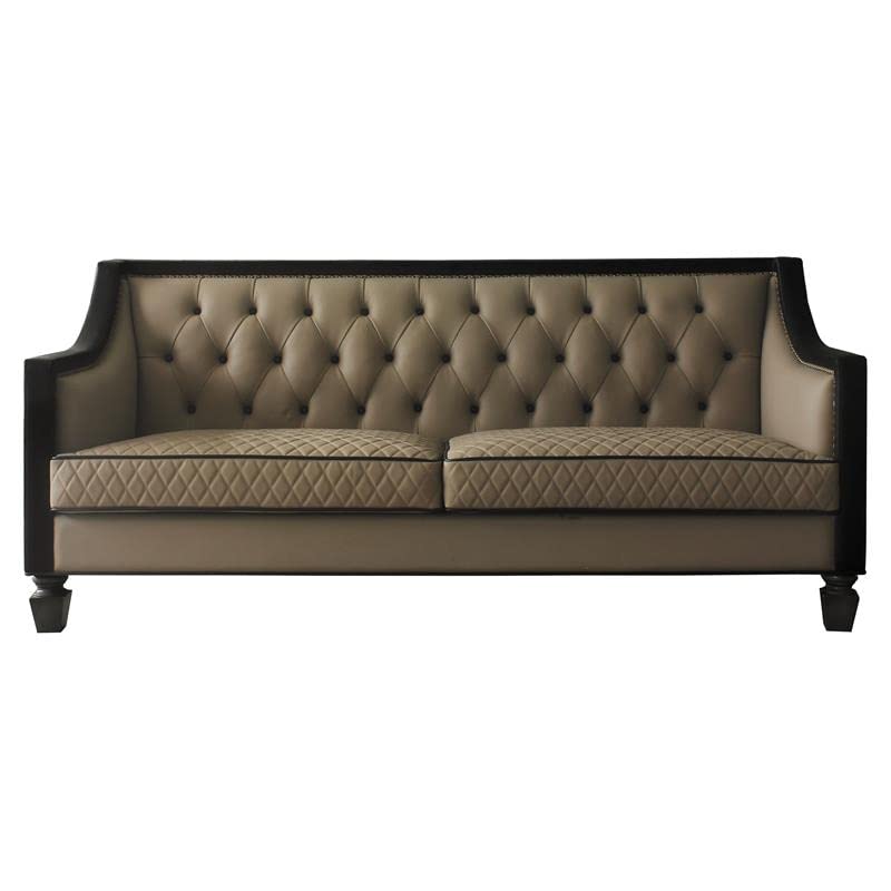 Acme Furniture Upholstered Sofas, Tan/Black/Charcoal