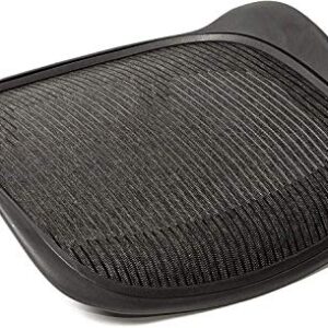 Replacement Seat for Herman Miller Classic Aeron Size B Medium (Black Mesh)