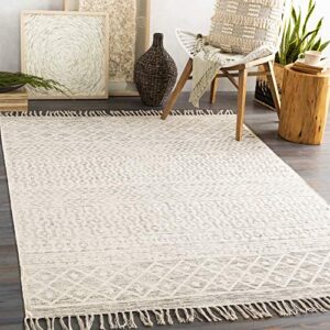 artistic weavers aravis bohemian moroccan area rug, 5 ft x 7 ft 6 in, charcoal