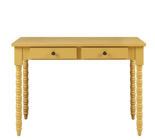 Acme Furniture Altmar Desk, Yellow