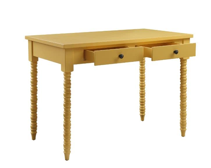 Acme Furniture Altmar Desk, Yellow